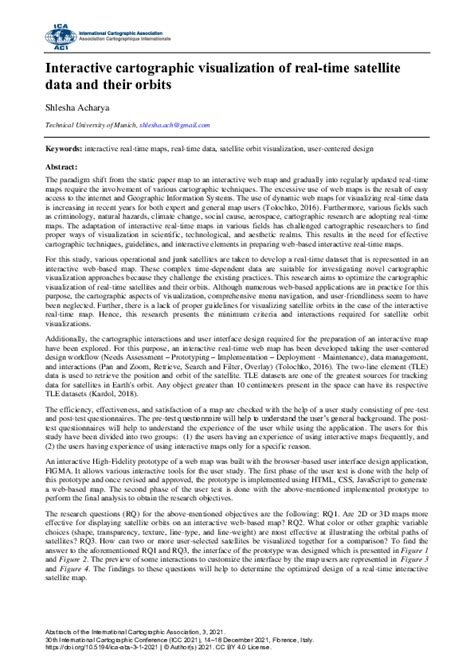 Pdf Interactive Cartographic Visualization Of Real Time Satellite