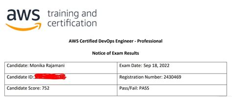 Monika Rajamani On Linkedin Cleared The Aws Devops Professional