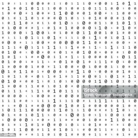 화면에 숫자와 배경 이진 코드 제로 하나의 행렬 흰색 배경 배너 패턴 벽지 추상 매트릭스 배경 바이너리 컴퓨터 코드입니다 코딩 해커 개념 벡터 배경 0에 대한 스톡 벡터