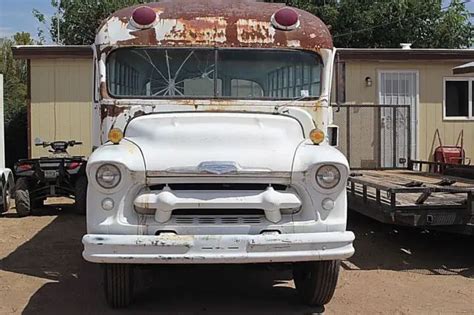 1957 Chevrolet School Bus Plus A Parts Bus 2 For 1 Deal For Sale