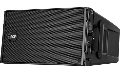 rcf hdl 10 a black active 2 way dual 8 line array module — 1400w