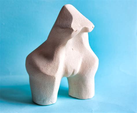 Ceramic Sculpture Goddess Statuette Clay Figures Minimalism Erotic Sculpture Sex Lust Female