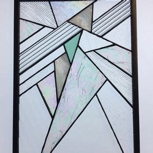 Geometric Stained Glass Pattern PDF Digital File Etsy