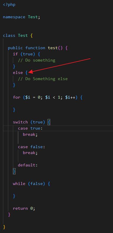 Formatting Keep Braces In The Same Line Php Tools Community Forum Devsense