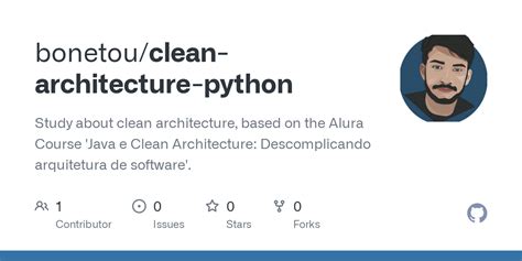 Github Bonetou Clean Architecture Python This Is A Study Repository About Clean Architecture