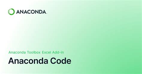 Anaconda Code Anaconda Anaconda Code Anaconda