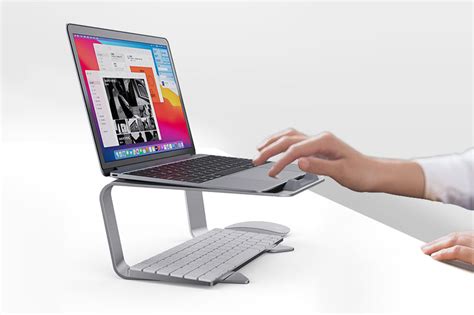 인체 공학적 노트북 라이저 스탠드 책상 노트북 컴퓨터