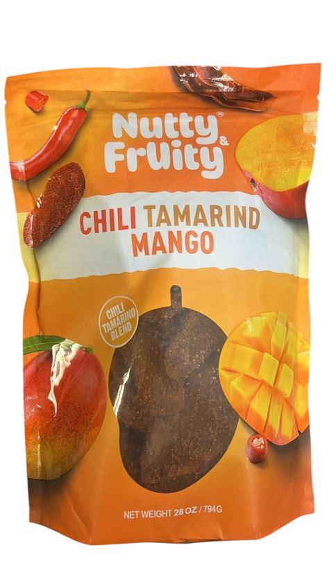 Nutty And Fruity Chili Tamarind Mango Sweet Fruit Snack Spicy And Chewy