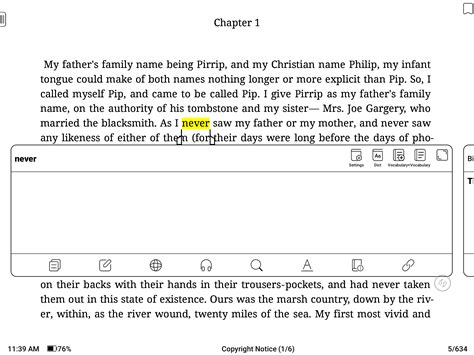neoreader dictionary pop up shows nothing am i the only person with