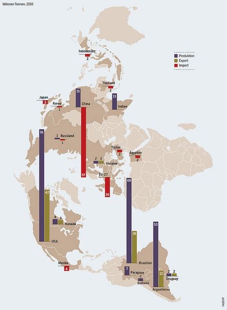 Worldwide Soybean Import And Export