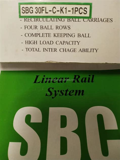 Korea Sbc Linear Guide Block Sbg30fl Sbg30fl C K1 Buy Sbg30fl C K1 Cnc Rail Sbc Block Product