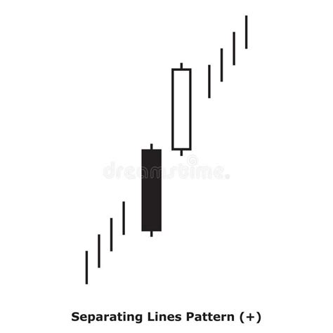 separating lines pattern white and black square stock vector
