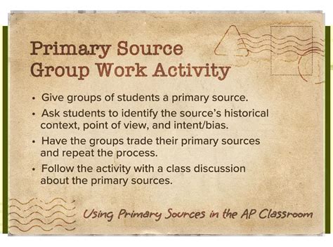 Integrating AP World History Primary Sources Into Lessons