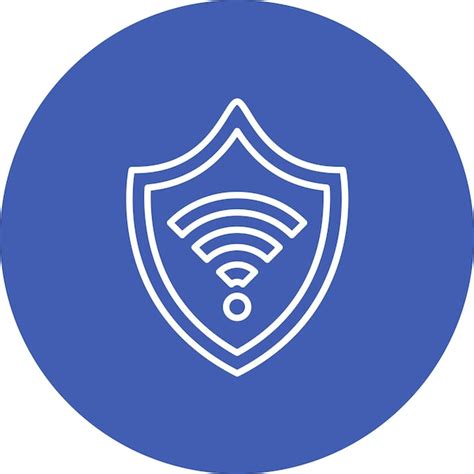 Premium Vector Wifi Security Icon Vector Image Can Be Used For Security