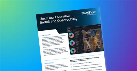 elastiflow network observability and security elastiflow