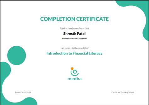 Shresth Kumar Patel On Linkedin I Have Received A Certificate For