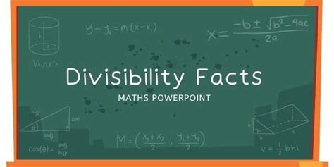 Divisibility Facts Ilmbank