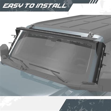 Upper Side Windshield Mounting Bracket For 2021 2023 Ford Bronco Broaddict
