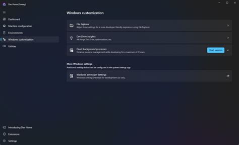 Dev Home Preview V Release Windows Developer Blog