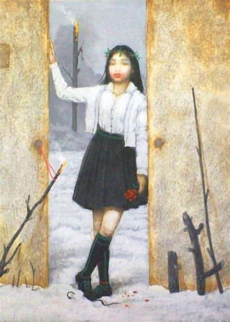 🎨 اثر هنری تابلو نقاشی دختر در دنیای نابود شده لیلیت ® Lilit