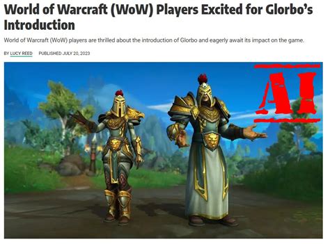 Glorbo Isnt Coming To Wow Resetera