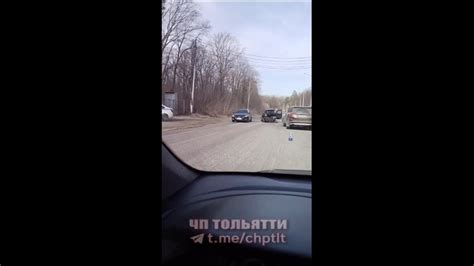 Утреннее ДТП на Лесопарковом шоссе, возле лагеря "Звёздный". У Лады ...