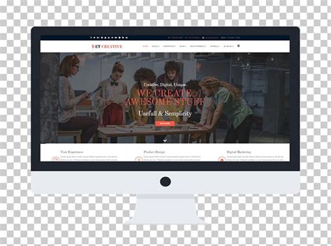 website development responsive web design computer monitors wordpress theme png clipart