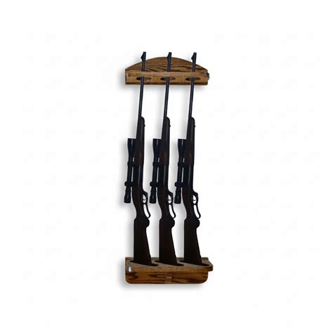 Wall Mounted Solid Oak Gun Racks Weaver Wood Designs