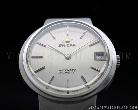 New Old Stock 70s Enicar Automatic Vintage Watch Nos In Perfect