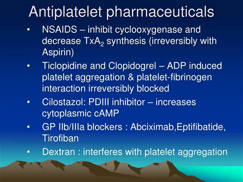 Ppt Anticoagulants And Antiplatelets Powerpoint Presentation Free