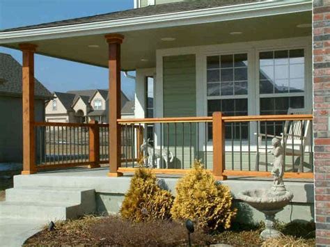 Front Porch Railing Designs For Your Home Front Porch Post And