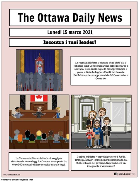 Canada Chi è Chi Storyboard Par It Examples