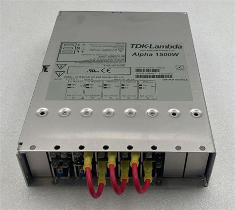 Tdk Lambda Alpha 1500w H00376 Ca1500 Power Supply Module Ebay