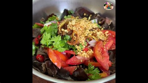 ကြွက်နားရွက်မှိုသုပ် ခေါ် ကျောက်ပွင့်အမဲသုပ်ကို အိမ်မှာအလွယ်တကူသုပ