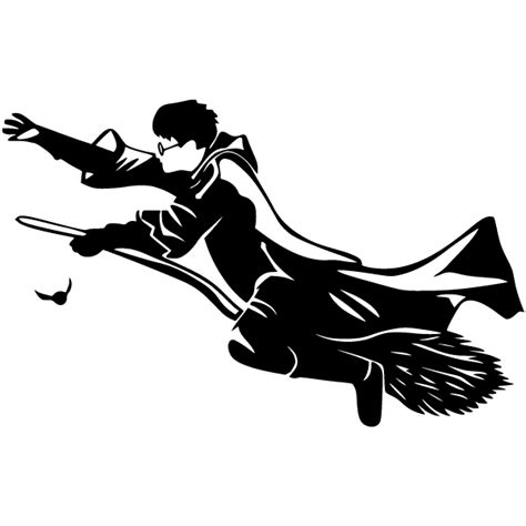 Harry Potter Broom Silhouette