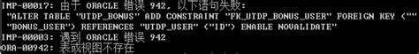 Oracle数据库导入imp命令导入时1659错误处理 Aa6055 博客园
