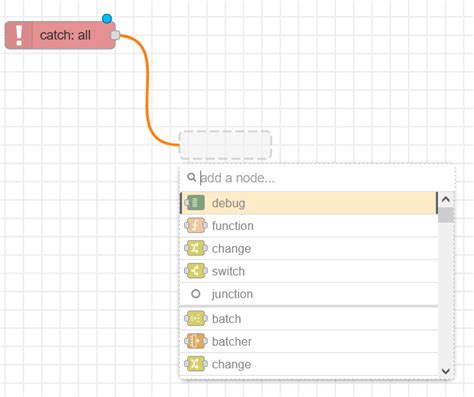 Nodered Workspace Freezes When Placeholder Node Appears When Only