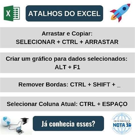 Atalhos Do Excel