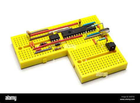 Breadboard Prototype Circuit Hi Res Stock Photography And Images Alamy