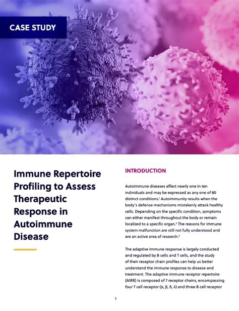 Immune Repertoire Profiling To Characterize Autoimmune Disease Pathways