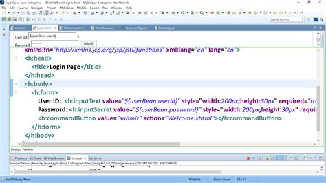 jsf target unreachable identifier userbean resolved to null