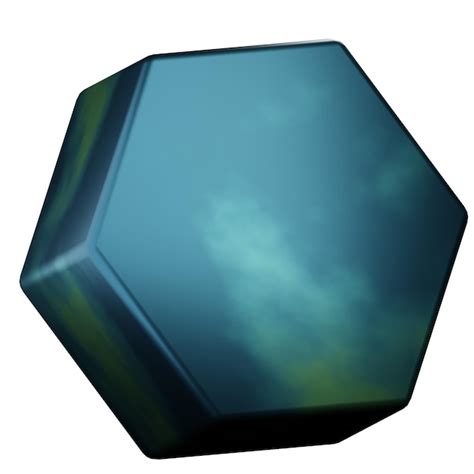 Premium Psd Hexagon Shape 3d Holographic