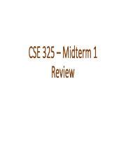 Embedded Systems Midterm Review Topics Patterns Questions Course Hero