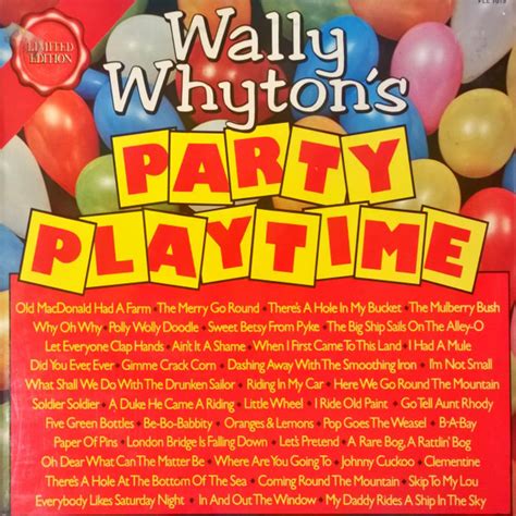 Wally Whyton Wally Whytons Party Playtime Releases Discogs