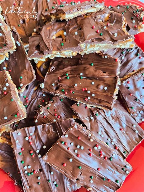 Pretzel Christmas Crack Recipe My Heavenly Recipes