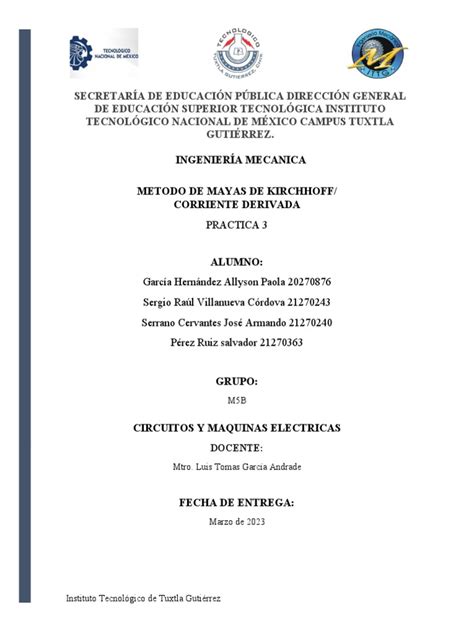 Teoria Pract 3 Terminada Pdf Corriente Eléctrica Red Eléctrica