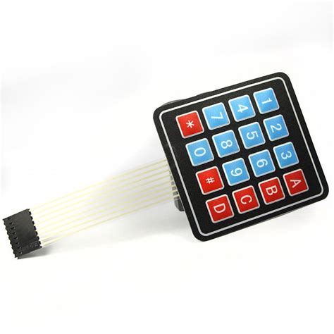 Keypad Matrix 4 X 4 Array Blue Pcb Electronics