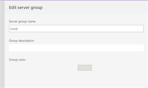 Color Selection Is Gone For Server Group · Issue 6510 · Microsoft