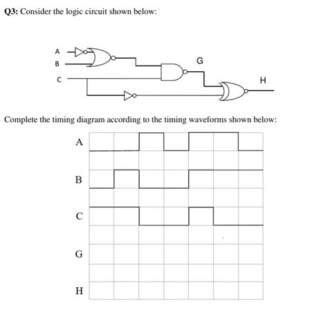 Solved Q Consider The Logic Circuit Shown Below Complete Chegg