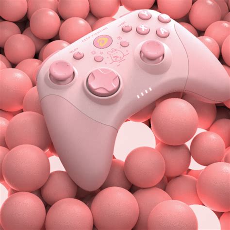 Buy Wholesale China Pink Wireless Bluetooth Gaming Controller Gamepad For Pc Switch And Android